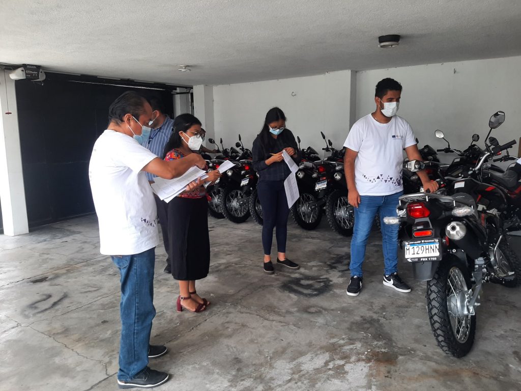 -PREVI- recibe motocicletas que entregarán al Organismo Judicial | SEIJ